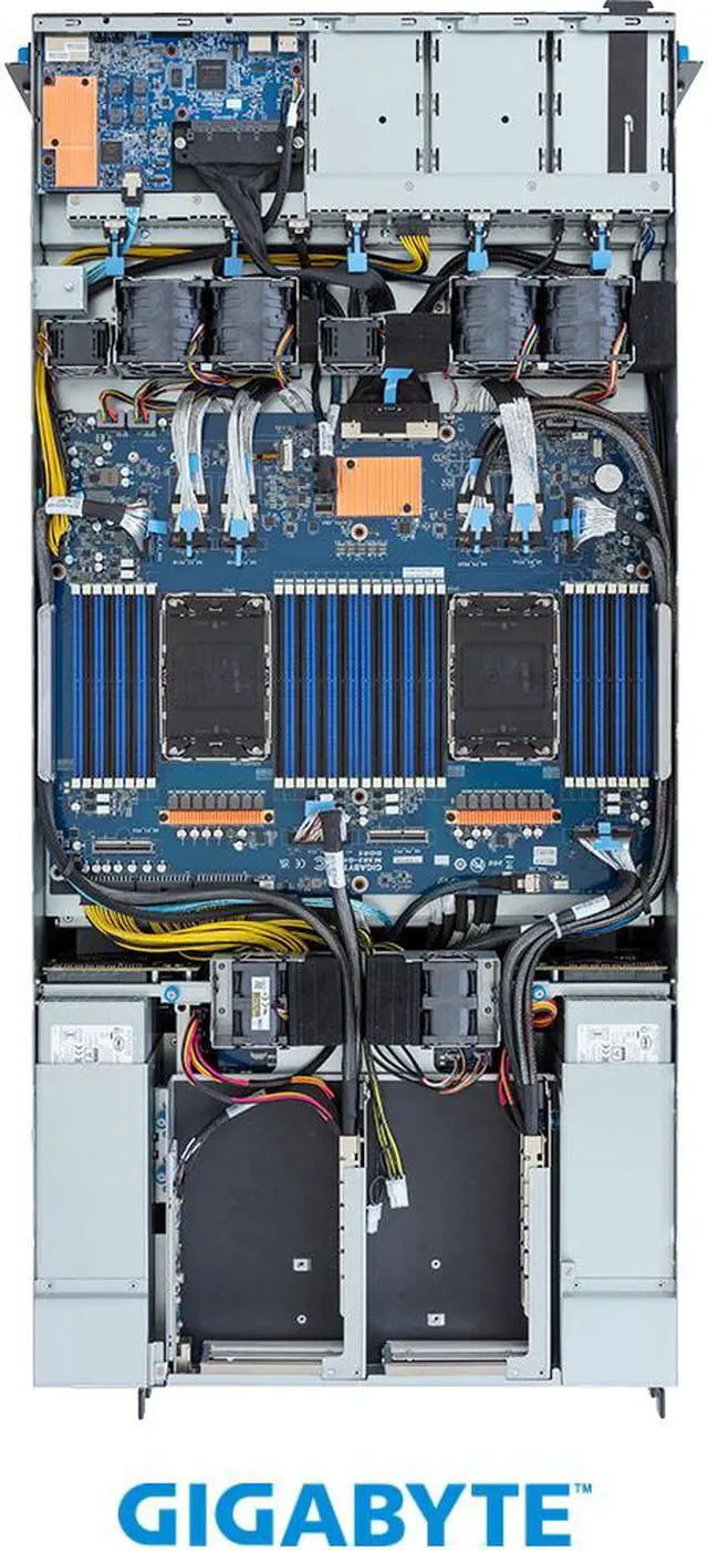 GIGABYTE G593-SD2-AAX1 HPC/AI Server - 5th/4th Gen Intel® Xeon® Scalable - 5U DP NVIDIA HGX ...