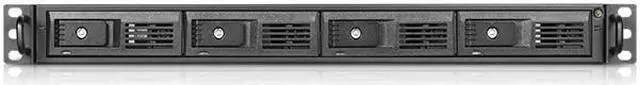 1U 4-Bay Trayless Storage Server Rackmount Chassis 12Gb/s HDD SFF-8643 ...