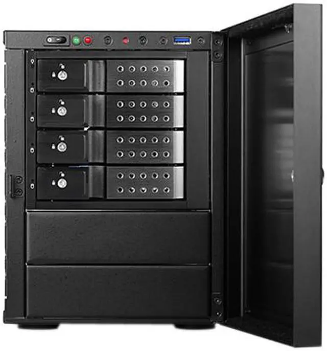 iStarUSA S-915-DE4HDBK-C246-2 Tower Tower Server Barebone - Silver ...