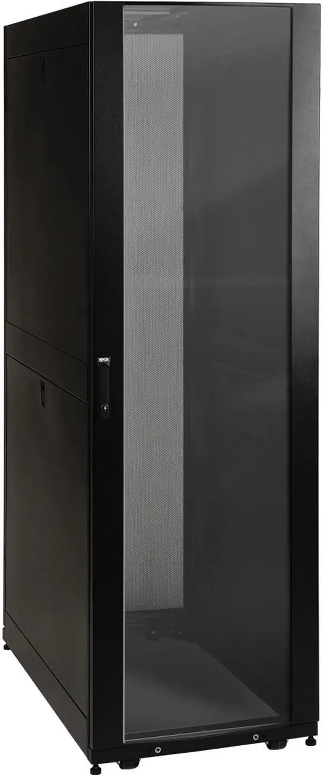 42u Server Cabinet Vented Rear Glass Front | Cabinets Matttroy