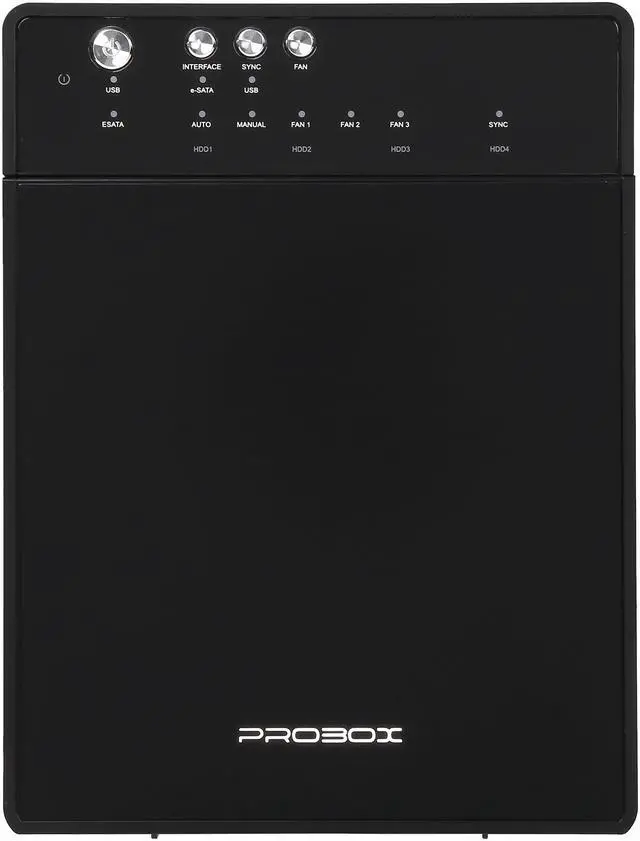 Open Box: Mediasonic ProBox 4 Bay 3.5” SATA Hard Drive Enclosure – USB ...