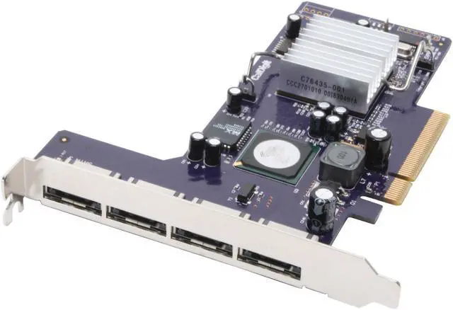 CalDigit 4 port PCI-e SATA 3G Host Adapter Model FASTA-4e - Newegg.com