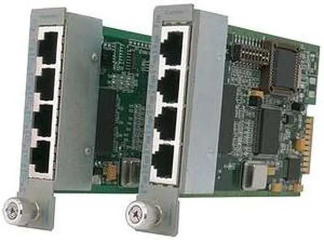 Omnitron iConverter 4Tx 10/100 Managed Ethernet Switch module - Newegg.com