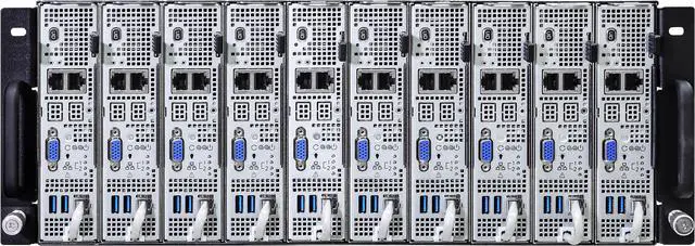 Asrock Rack 4U18N-B550/2T 4U Rackmount Storage Server Barebone 18 nodes ...