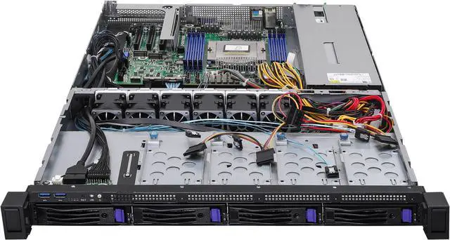 AsRock Rack 1U4L-GENOA/2T 1U Rackmount General Purpose/Storage Server ...