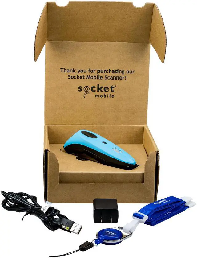 Socket Mobile CHS 7Ci 1D Imager Barcode Scanner with Bluetooth, Blue - CX2887-1486 - Newegg.com