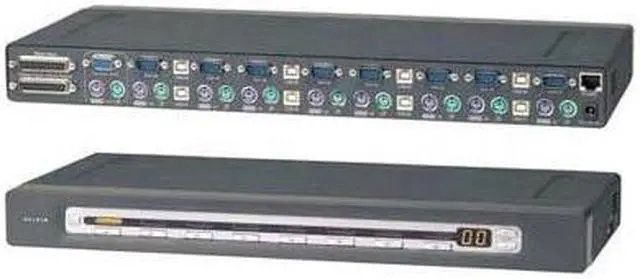 BELKIN OmniView PRO2 F1DA108T-B 8-Port KVM Switch with On-Screen ...