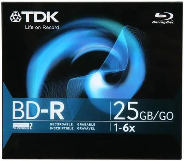 TDK 25GB 6X BD-R Single Disc Model 61682 - Newegg.ca