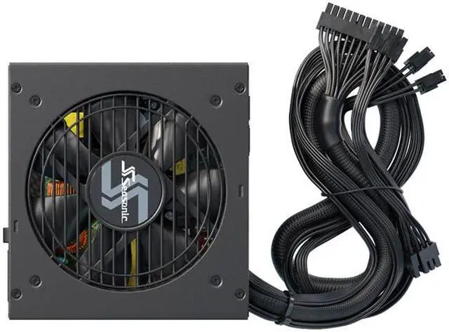 Seasonic FOCUS GM-750, 750W Semi-Modular Power Supply 80+ Gold Fits All ATX Systems, Fan Control ...