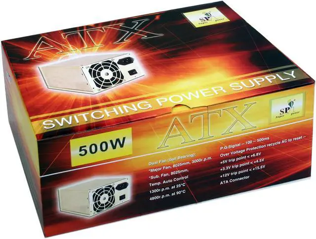 CODEGEN PS-500 500 W Power Supply - Newegg.com