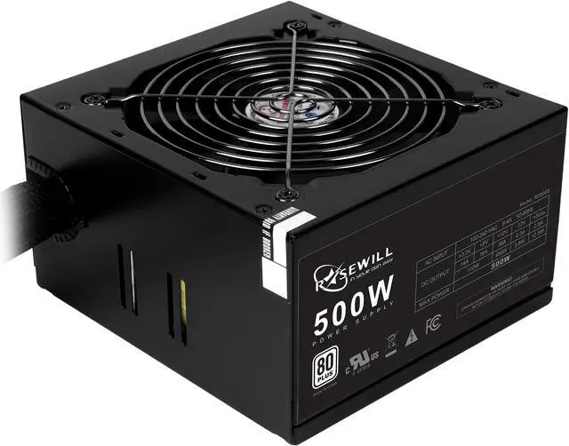 Open Box: Rosewill RD500S, 80 PLUS Certified 500 W Power Supply ...
