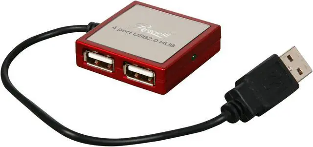 Open Box: Rosewill RHB-220R 4-port USB Hub - Red - Newegg.com