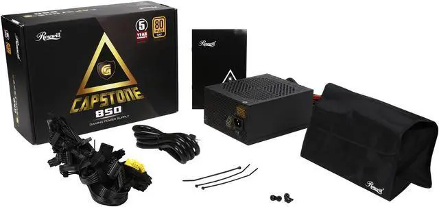 Open Box: Rosewill Capstone G Series 850W Modular Gaming Power Supply ...