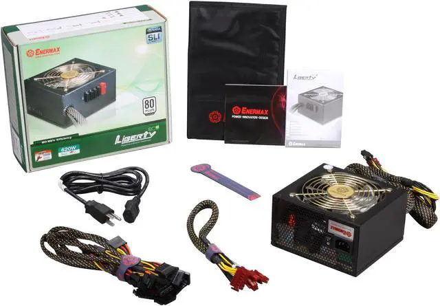 ENERMAX Liberty ELT620AWT-ECO 620W ATX12V / EPS12V SLI Ready CrossFire ...