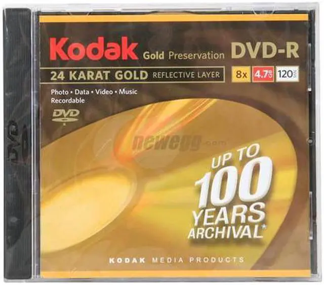 Kodak 4.7GB DVD-R Single Disc Model 51101 - Newegg.com
