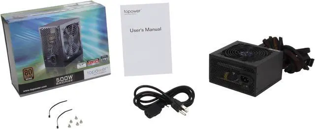 TOPOWER TOP-500WB 500 W Power Supply - Newegg.com
