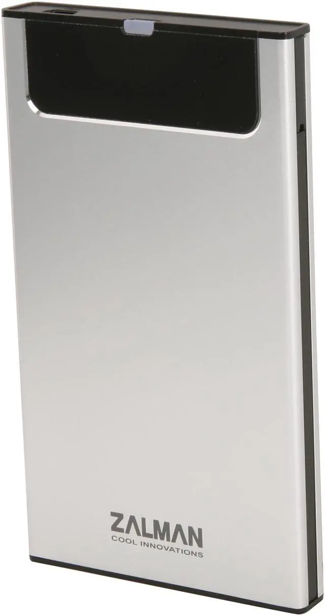 Zalman HE100-S Aluminum 2.5" Silver USB 2.0 External Enclosure - Newegg.com