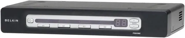 BELKIN OmniView PRO3 F1DA104Z-B 4-Port USB & PS/2 KVM Switch & USB ...