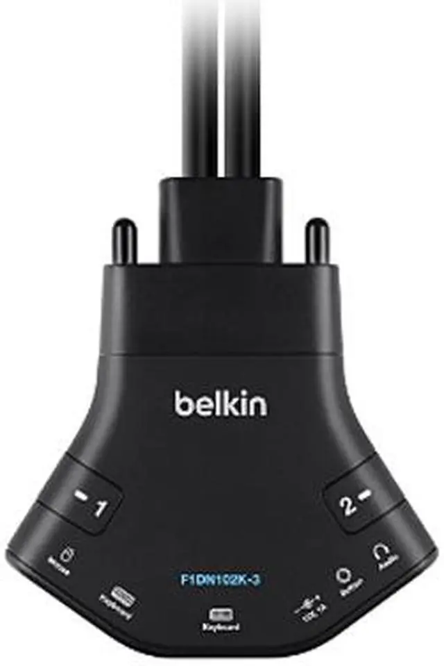 Belkin F1DN102K-3 Secure Flip 2-Port KM Switch - Newegg.com