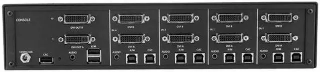 Tripp Lite 4 Port Secure KVM Switch, DVI to DVI, Dual Monitor, NIAP PP3 ...