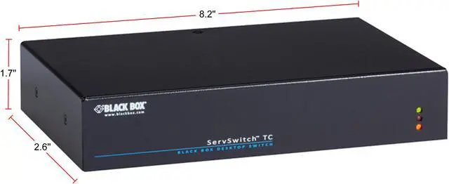 Black Box ACX1004A-HID4 TC Series KM Desktop Switch - 4-Port, (4) HID ...
