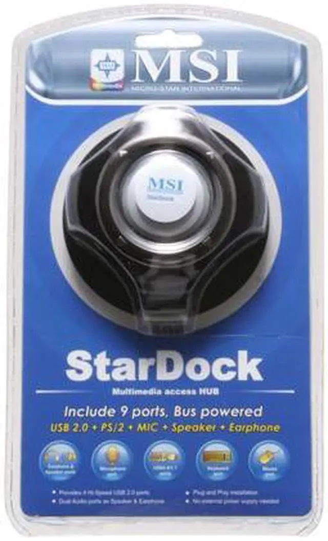 MSI StarDock Multimedia Access Hub - Newegg.com