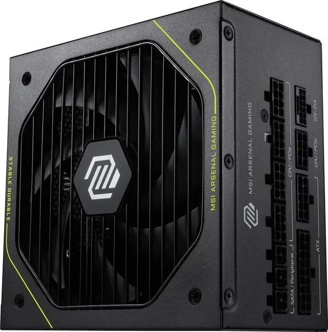 MSI MAG A1200PLS PCIE5, Fully Modular Gaming 1200W Power Supply, 80 ...