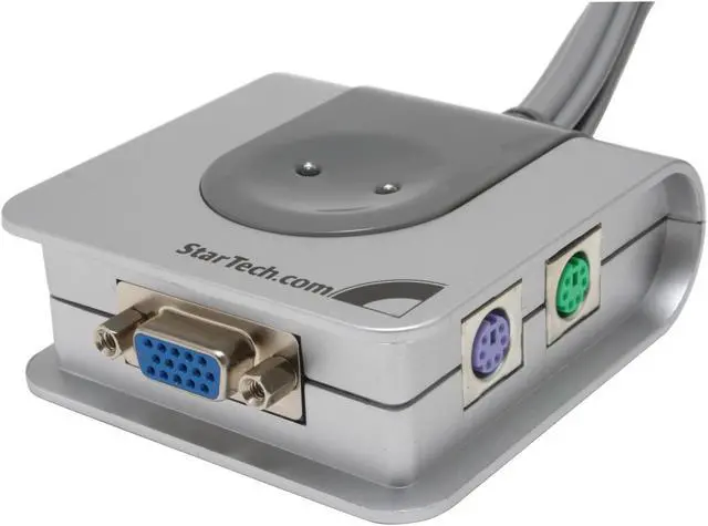 StarTech.com SV221MICRO 2 Port Micro Built-on-Cable KVM Switch - Newegg.com