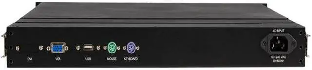 StarTech.com RACKCONS1501 1U 15" Rackmount LCD Console - USB + PS/2 LCD ...