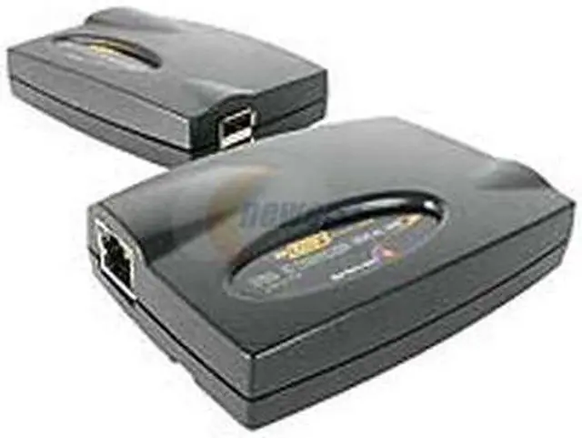 StarTech.com USB120EXT 2 Port Bus Powered USB 1.1 over Cat 5 Extender ...