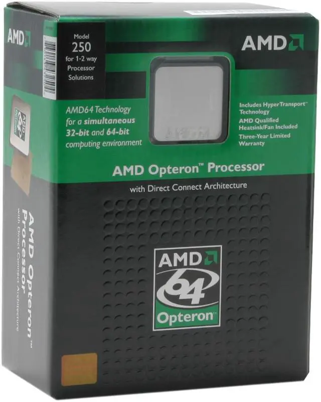 AMD Opteron 250 - Opteron Troy Single-Core 2.4 GHz Socket 940 Processor - OSA250BLBOX - Newegg.com