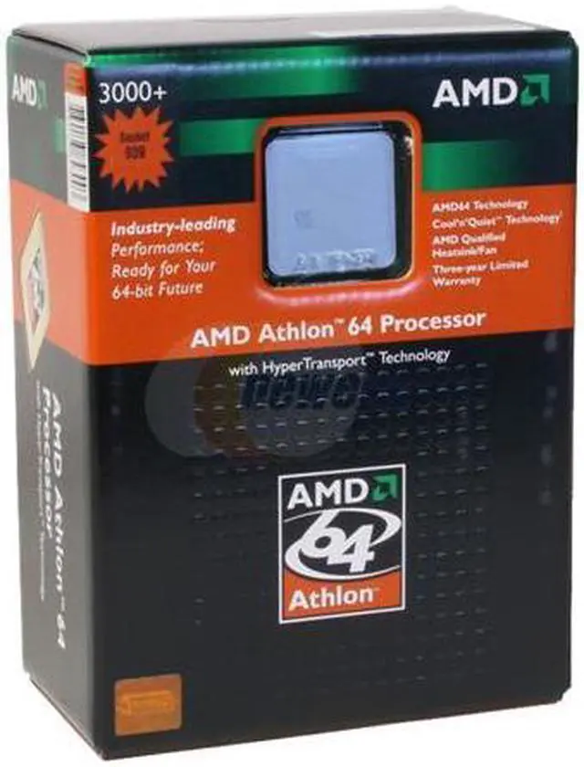 Open Box: AMD Athlon 64 3000+ - Athlon 64 Venice Single-Core 1.8 GHz ...