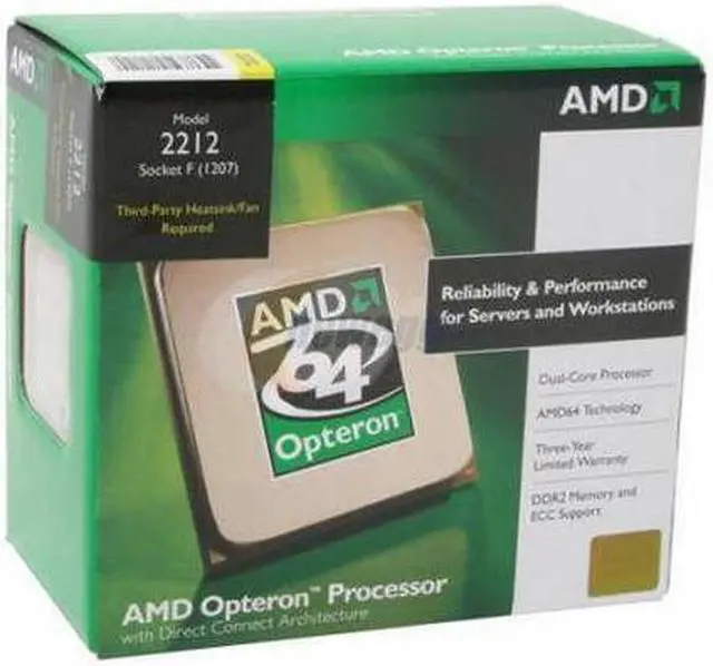AMD Opteron 2212 HE - Opteron Santa Rosa Dual-Core 2.0 GHz Socket F ...