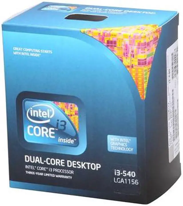 Intel Core i3-540 - Core i3 Clarkdale Dual-Core 3.06 GHz LGA 1156 73W ...