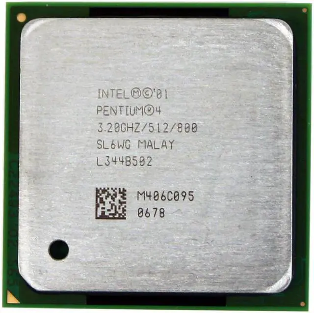 Intel Pentium 4 3.2 - Pentium 4 Northwood 3.2 GHz Socket 478 Processor ...