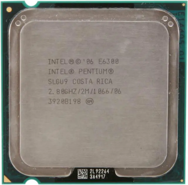 Refurbished: Intel Pentium E6300 - Pentium Wolfdale Dual-Core 2.8 GHz ...