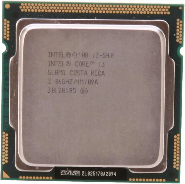 Refurbished: Intel Core i3-540 - Core i3 Clarkdale Dual-Core 3.06 GHz LGA 1156 73W Intel HD ...