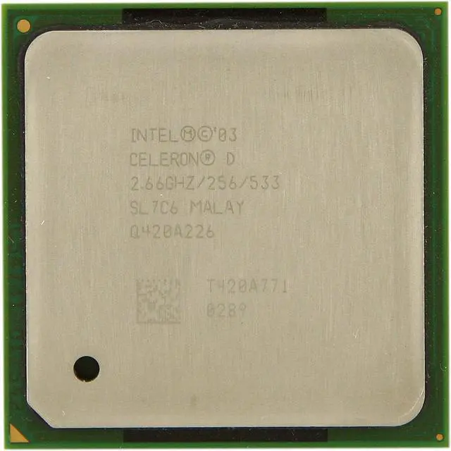 Refurbished: Intel Celeron D 330 - Celeron D Prescott Single-Core 2.66 GHz Socket 478 Desktop ...