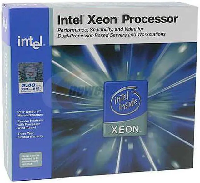 Intel Xeon 2.4 - Xeon Prestonia Single-Core 2.4 GHz Socket 604 ...