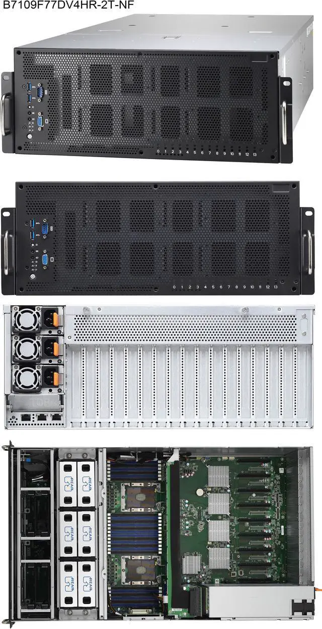 TYAN Thunder HX FT77D-B7109 4U 8GPU Xeon Scalable Processor Server ...