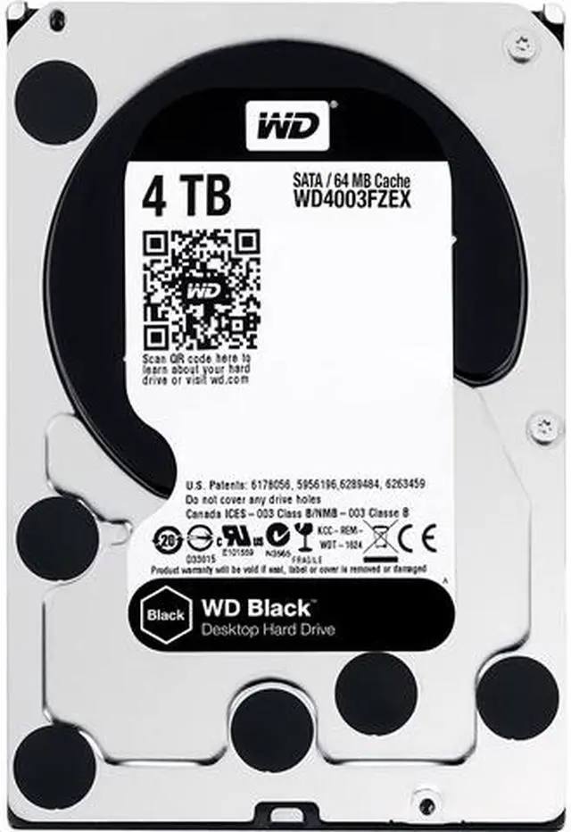 Western Digital New With Standard Mfg Warranty. Wd Black 4Tb 7200Rpm ...