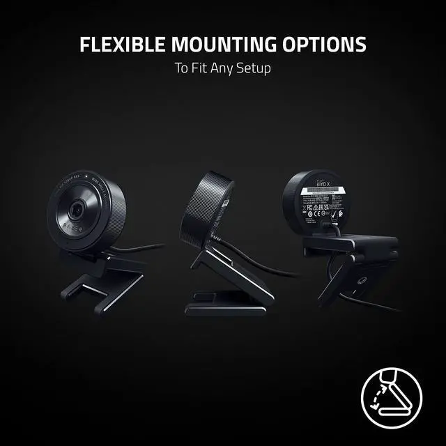 Razer Kiyo X Full HD Streaming Webcam: 1080p 30FPS or 720p 60FPS - Auto ...