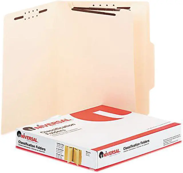 Manila End Tab Folders With 6 Sections Smead 6-Section Classification ...
