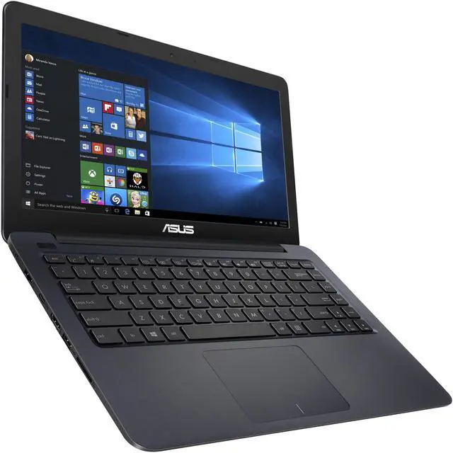 ASUS L402 Thin and Light Laptop, 14" HD, AMD E2-6110 Processor, AMD ...