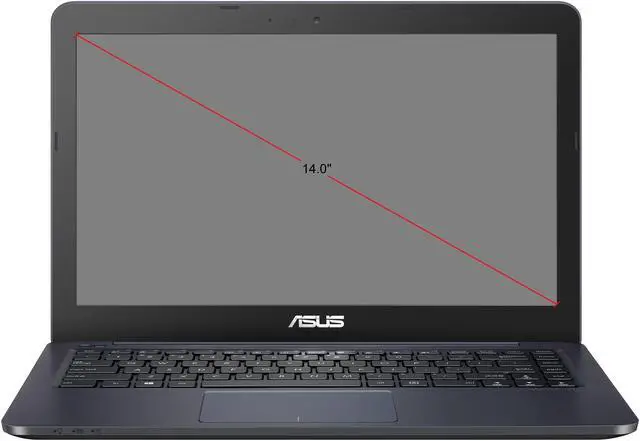 ASUS L402 Thin and Light Laptop, 14" HD, AMD E2-6110 Processor, AMD ...