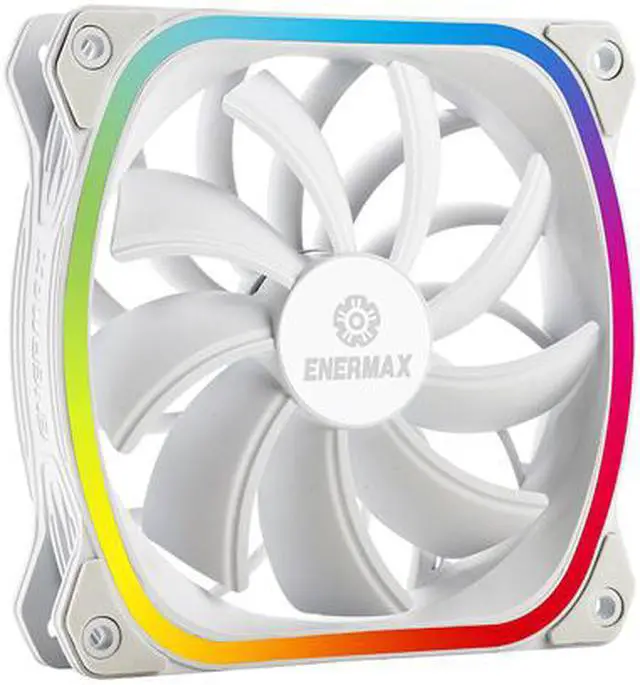 Open Box: Enermax SquA RGB PWM 120mm Case Fan, Addressable RGB Sync Via ...