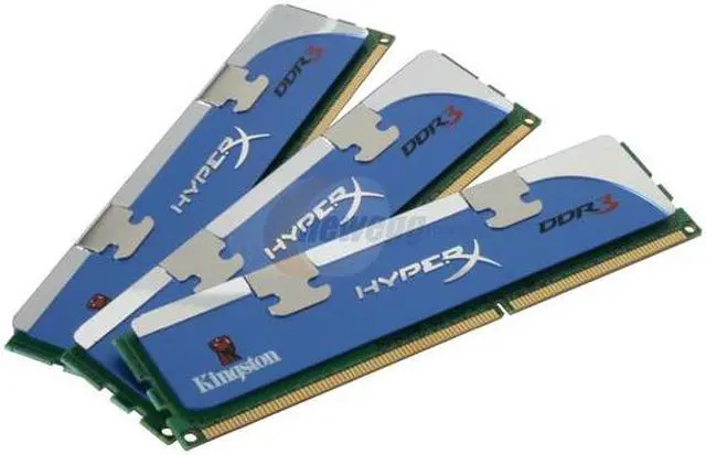 HyperX 3GB (3 x 1GB) DDR3 1800 (PC3 14400) Triple Channel Kit Desktop ...