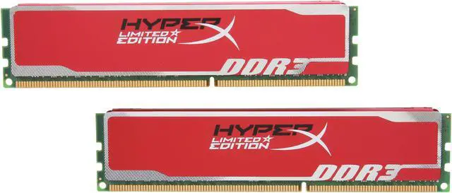 HyperX Blu 8GB (2 x 4GB) DDR3 1333 Desktop Memory Red Limited Edition ...