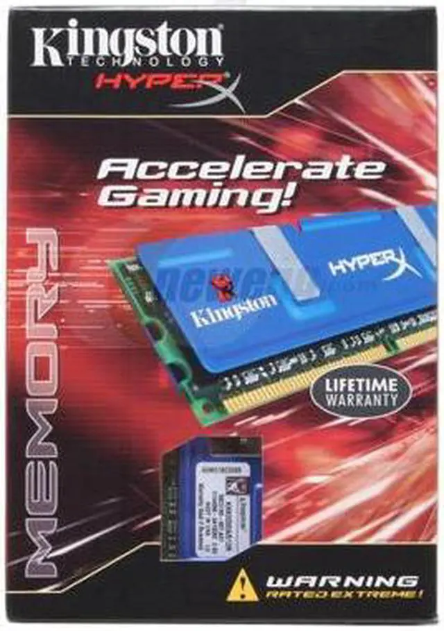 HyperX 512MB DDR 400 (PC 3200) Desktop Memory Model KHX3200A/512R ...
