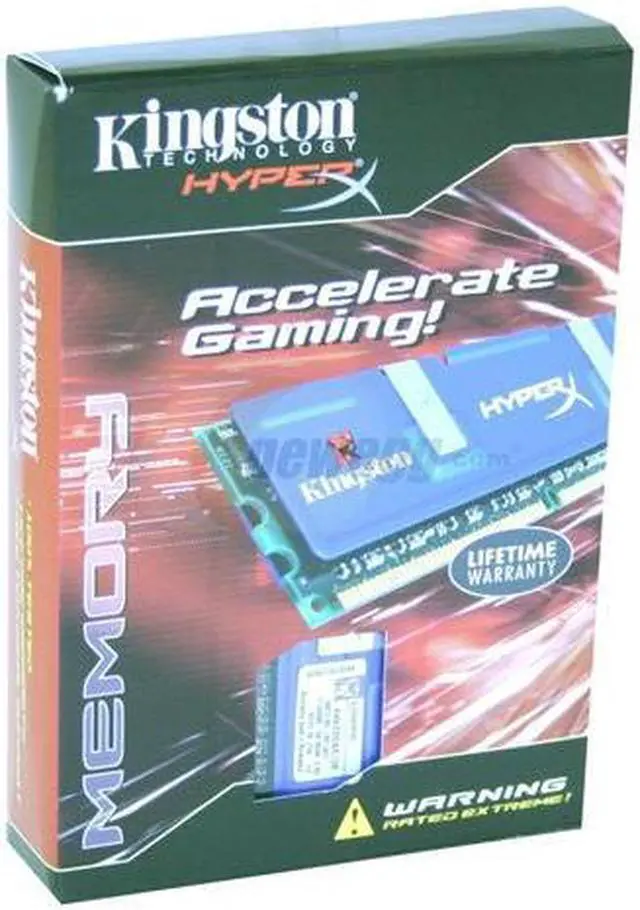 HyperX 512MB DDR 400 (PC 3200) Desktop Memory Model KHX3200A/512R ...